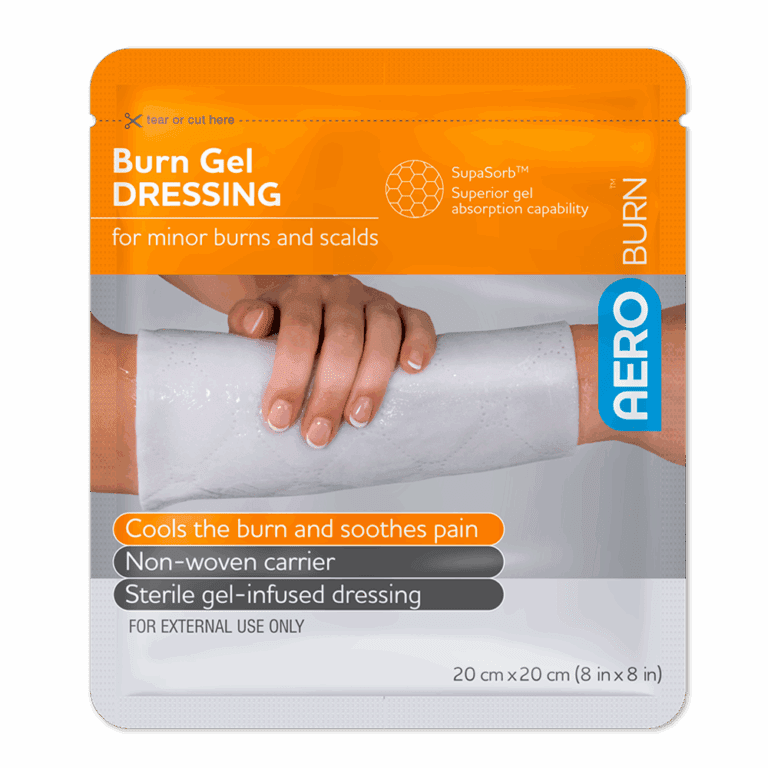 AeroBurn™ Sterile Burn Gel Dressing 20cm x 20cm - Aero Healthcare UK