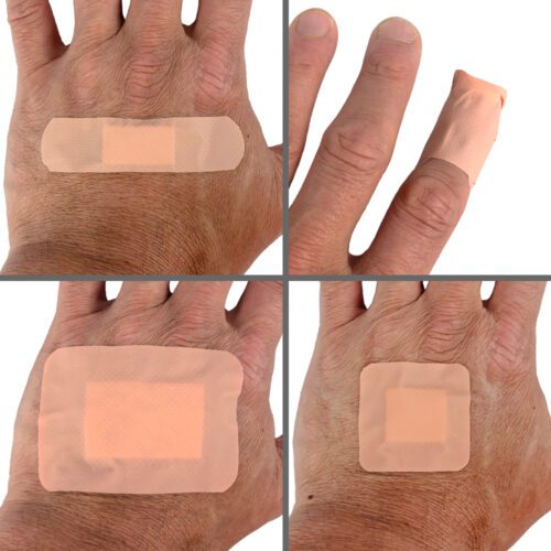 A-Care Washproof Plasters Assorted – Box 100 (6 sizes) - Aero Healthcare UK