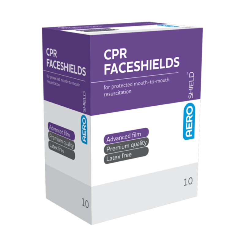 AeroShield™ CPR Face Shield - Box 10 - Aero Healthcare UK