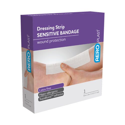 AeroPlast™ Sensitive Strip 6cm x 1m - Aero Healthcare UK