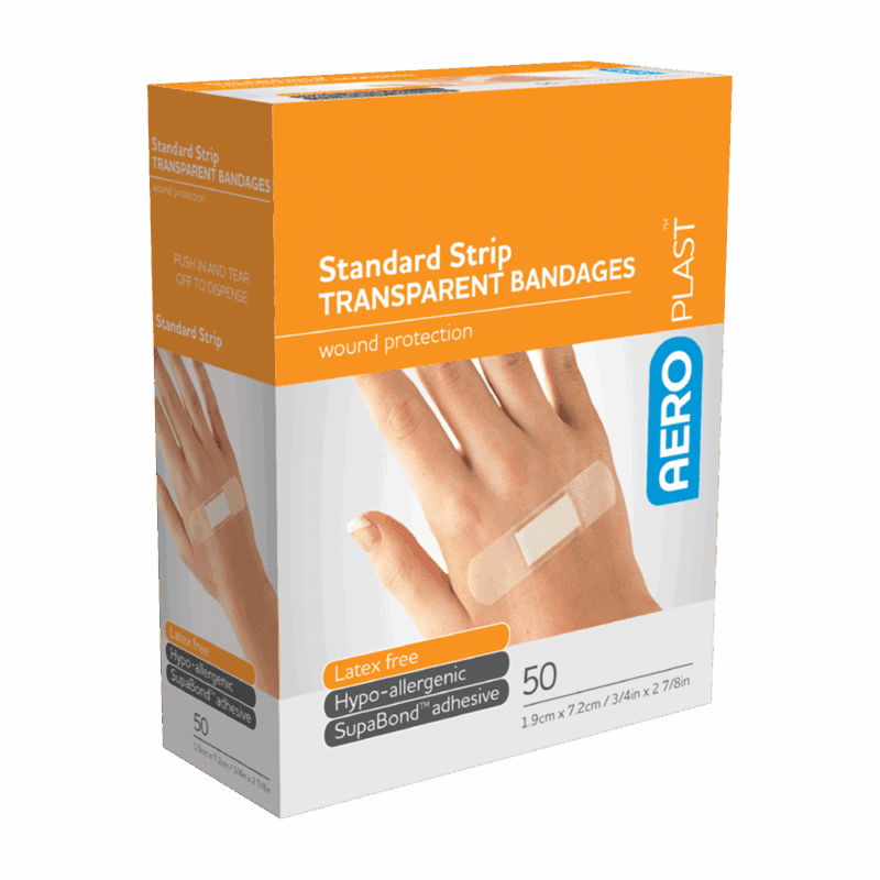 Aero Healthcare Waterproof Transparent Plasters