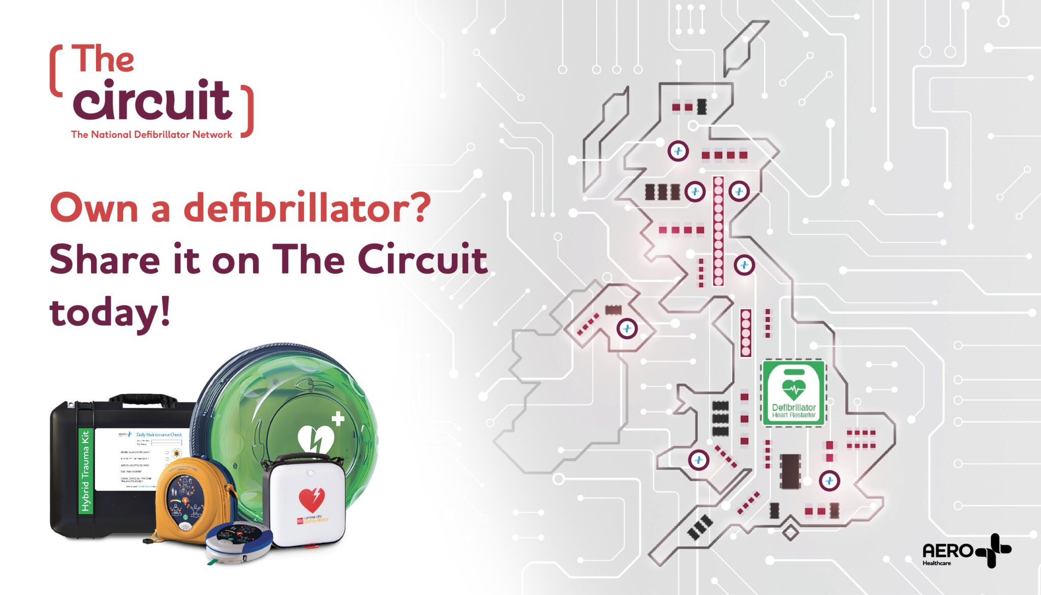 Own a defibrillator? Connect it to The Circuit – Aero Healthcare - Aero ...