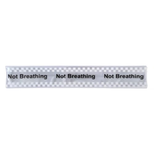 Ten Second Triage Slap Bands 300mm x 50mm Silver Not Breathing - Aero ...