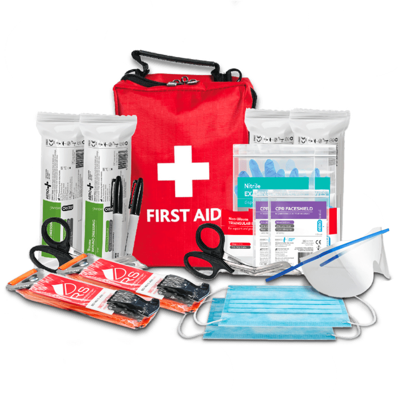 Public Access Trauma (PAcT) First Aid Kit in Zipper Pouch - Aero ...