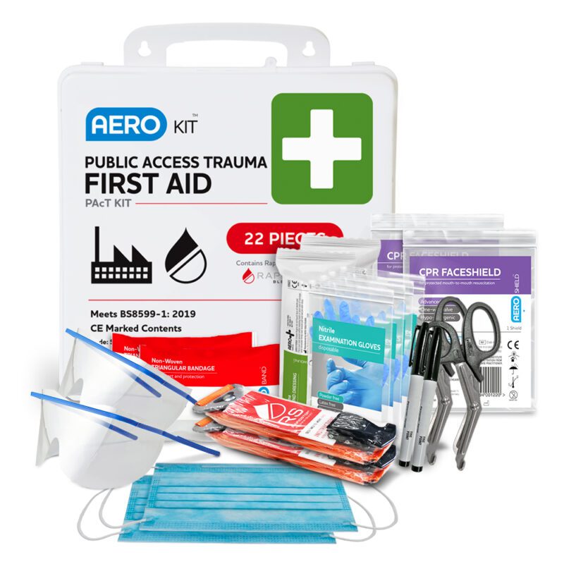 AeroKit™ Public Access Trauma Kit In Weatherproof Case - Aero Healthcare UK