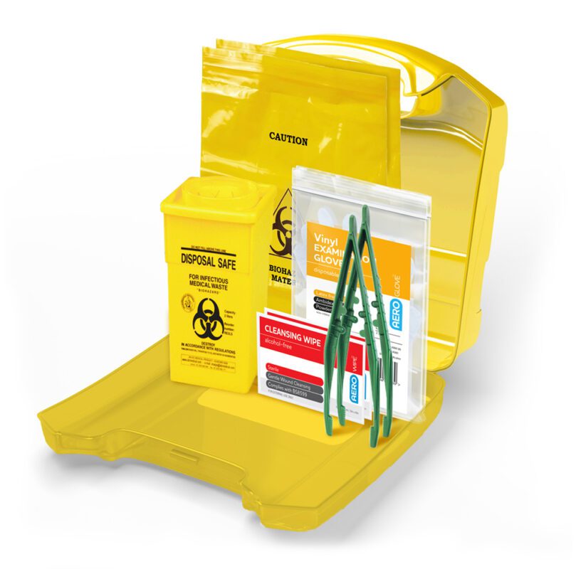 AeroHazard™ Needle Pick Up Kit 2 Application - Aero Healthcare UK