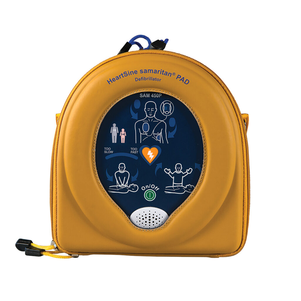 HeartSine® SAM 450P Standard AED #450-STR-US-10 | Aero Healthcare USA