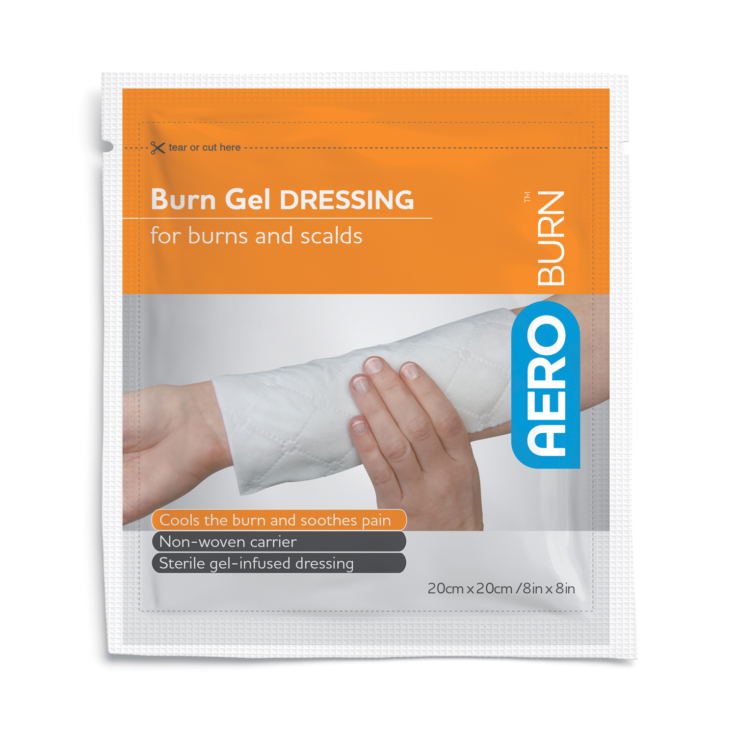 AeroBurn™ Burn Dressing 8in #ABD20 | Aero Healthcare USA