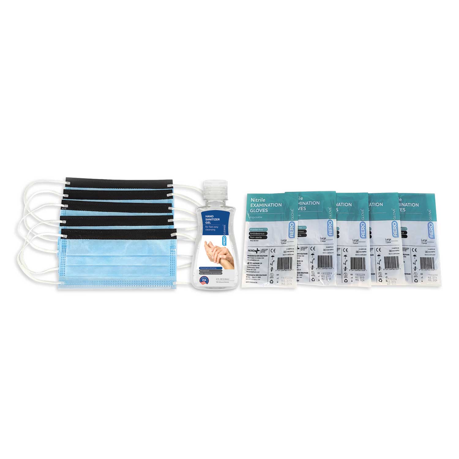 AeroDefend™ 5-Day Personal Protection Kit #ADPPK01 | Aero Healthcare USA