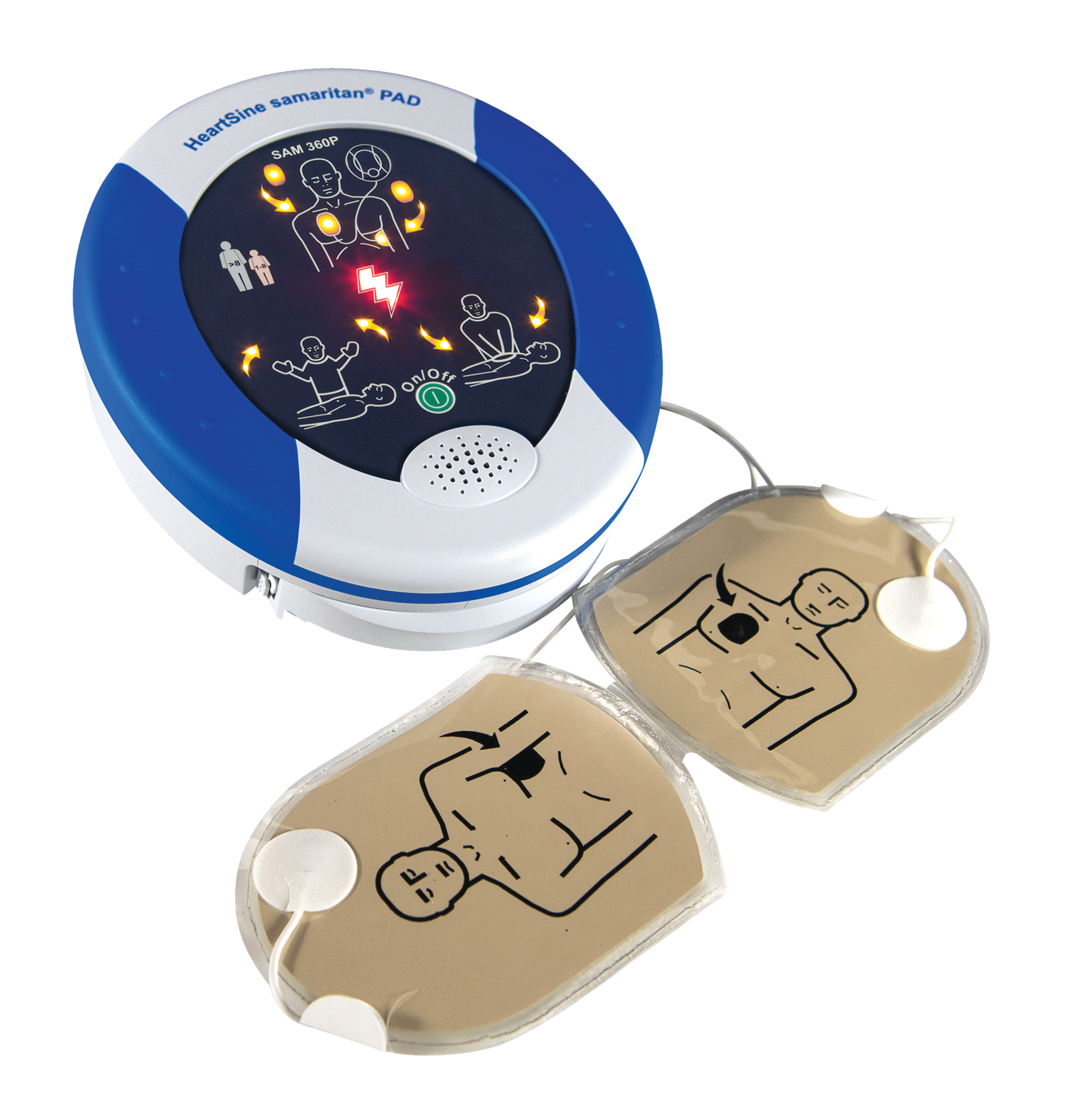 HeartSine® SAM 360P Standard AED #360-STR-US-10 | Aero Healthcare USA