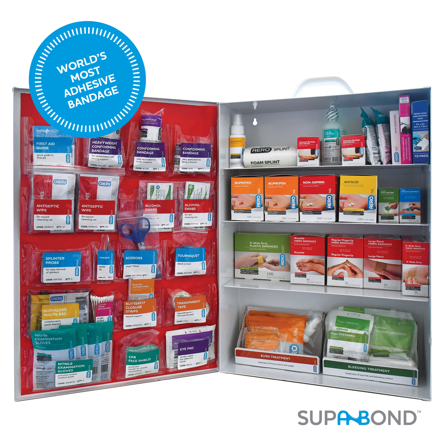 Surefill™ ALL PURPOSE 10 Series First Aid Kit - Weatherproof Plastic ...