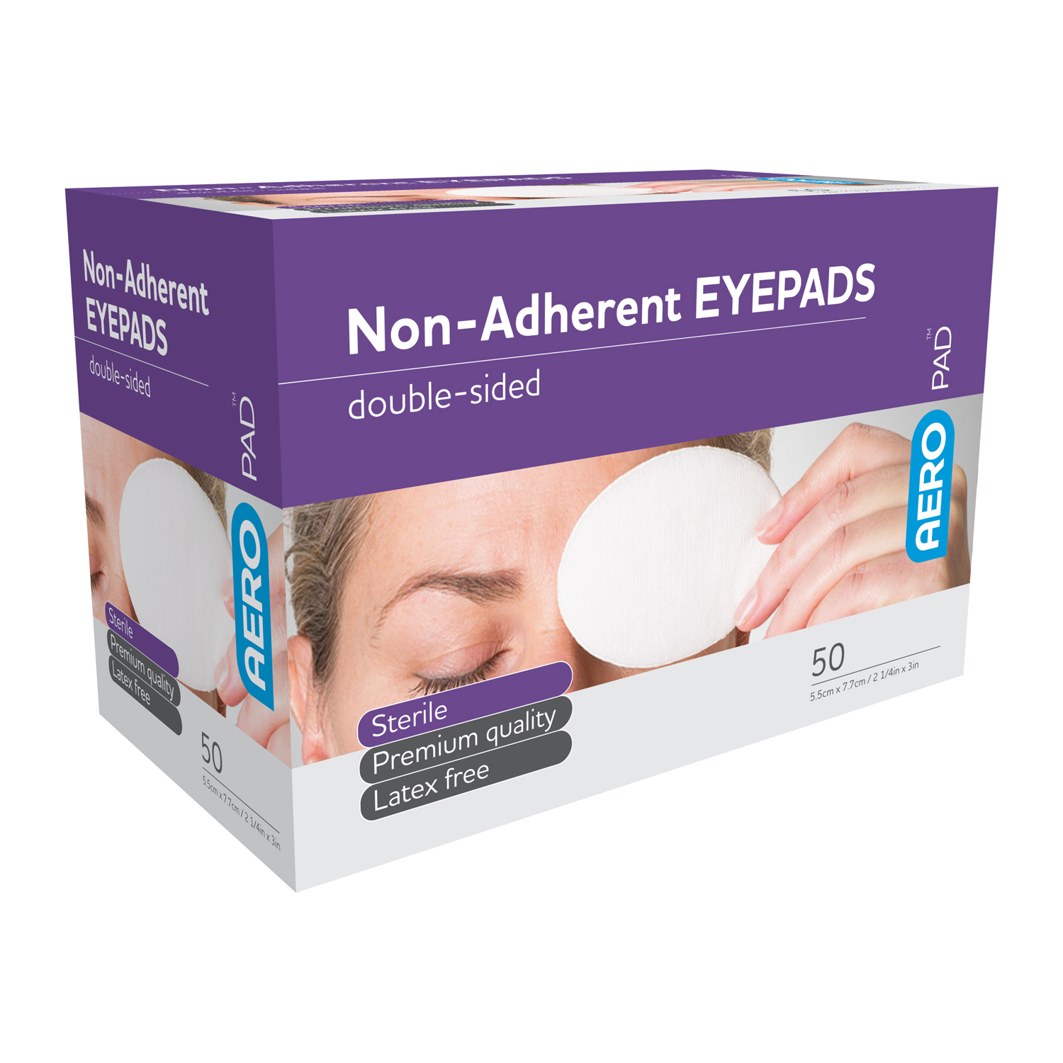 AeroPad™ Eye Pads 2in x 3in #AEP1S | Aero Healthcare USA