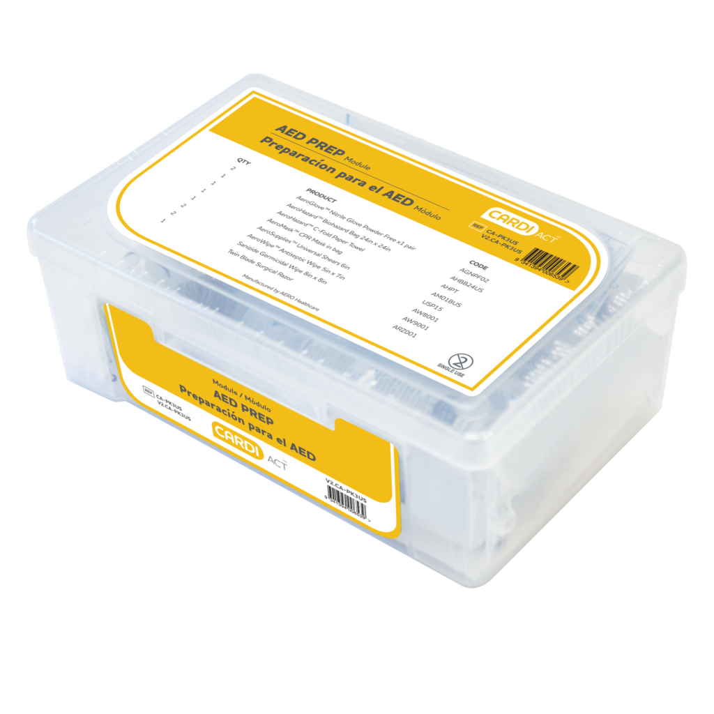 CardiAct™ AED Premium Prep Kit Module #CA-PK3US | Aero Healthcare USA