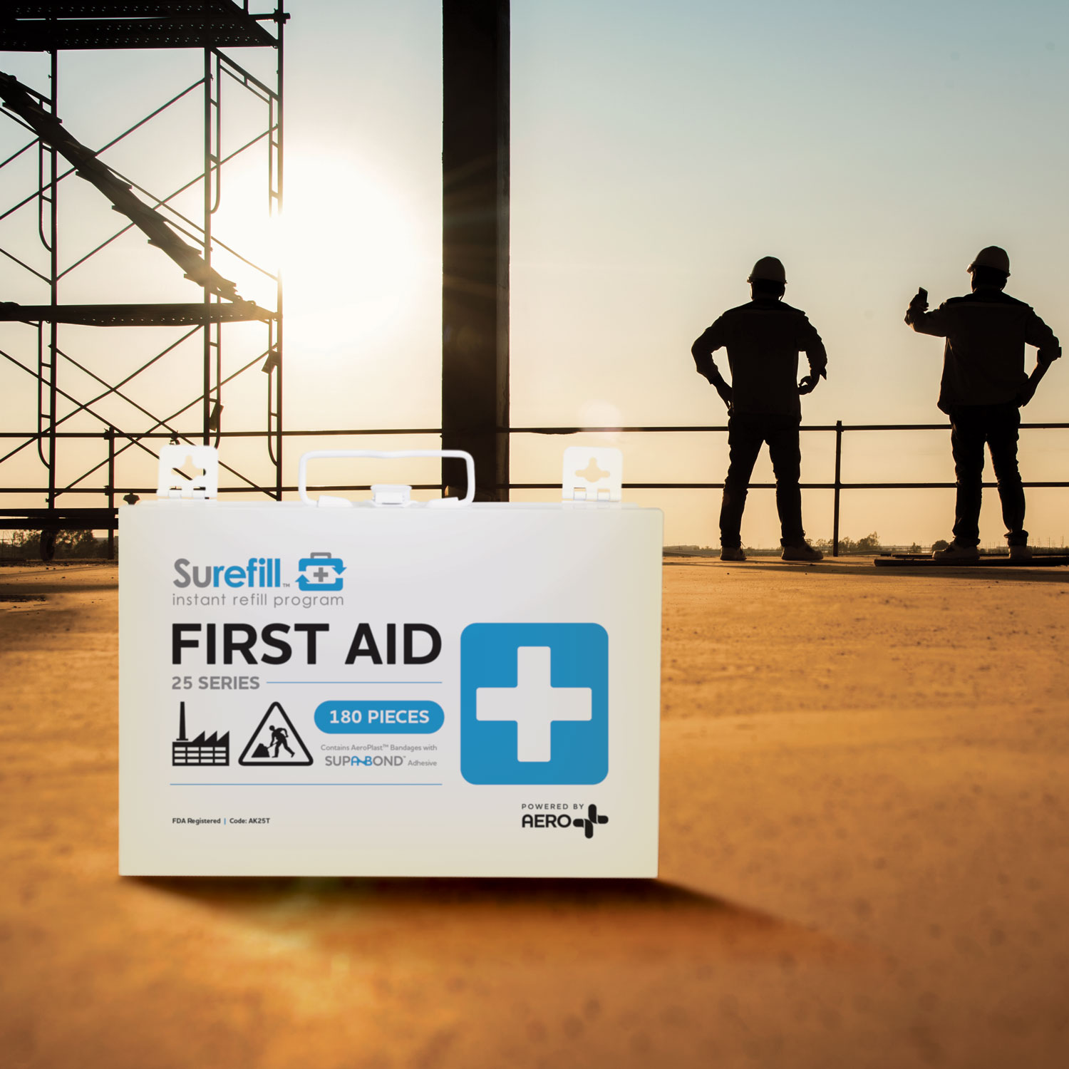 Surefill™ ALL PURPOSE 25 Series First Aid Kit - Metal Case #AK25T ...