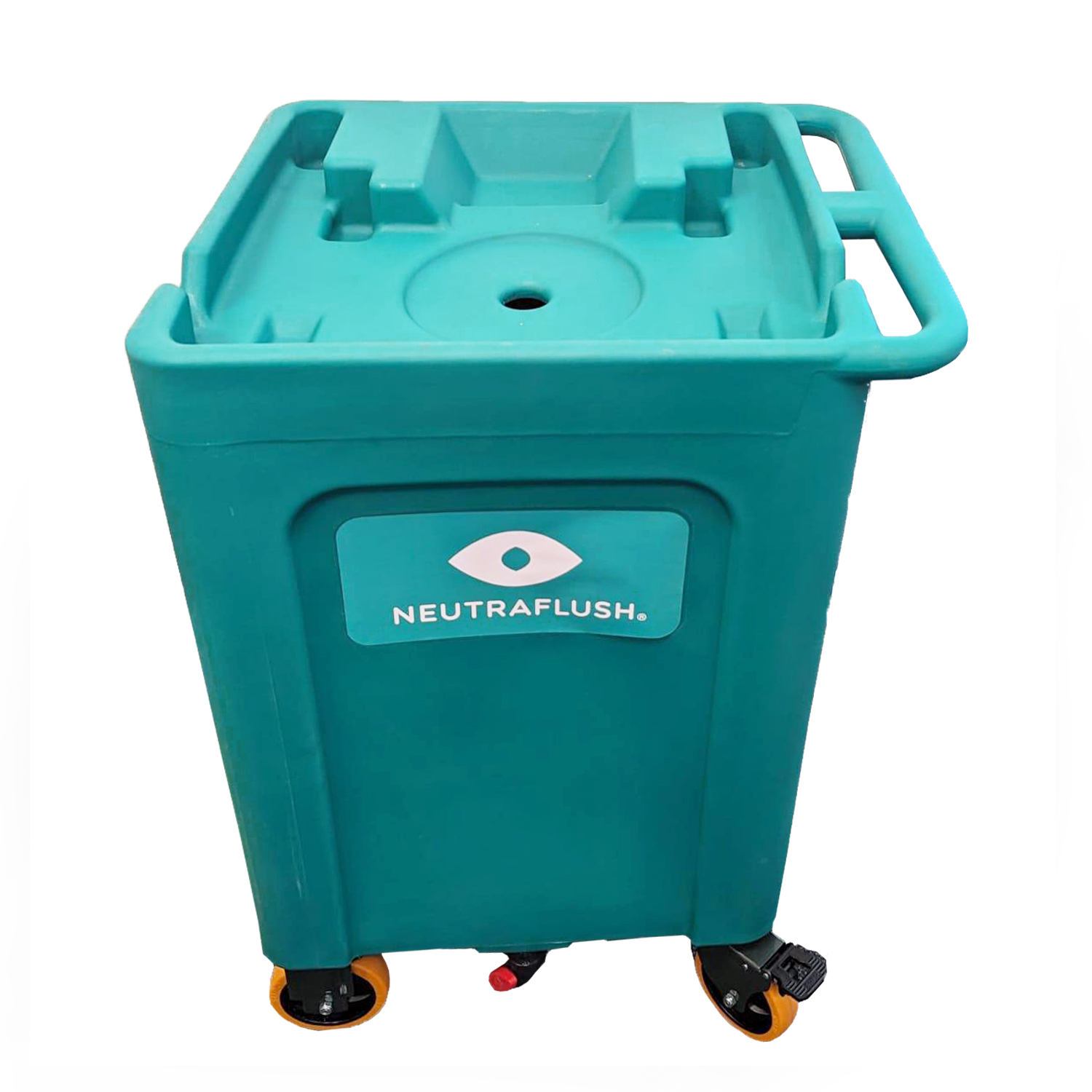 NeutraFlush Rolling drain cart stand for 16 Gal Eyewash Station # ...