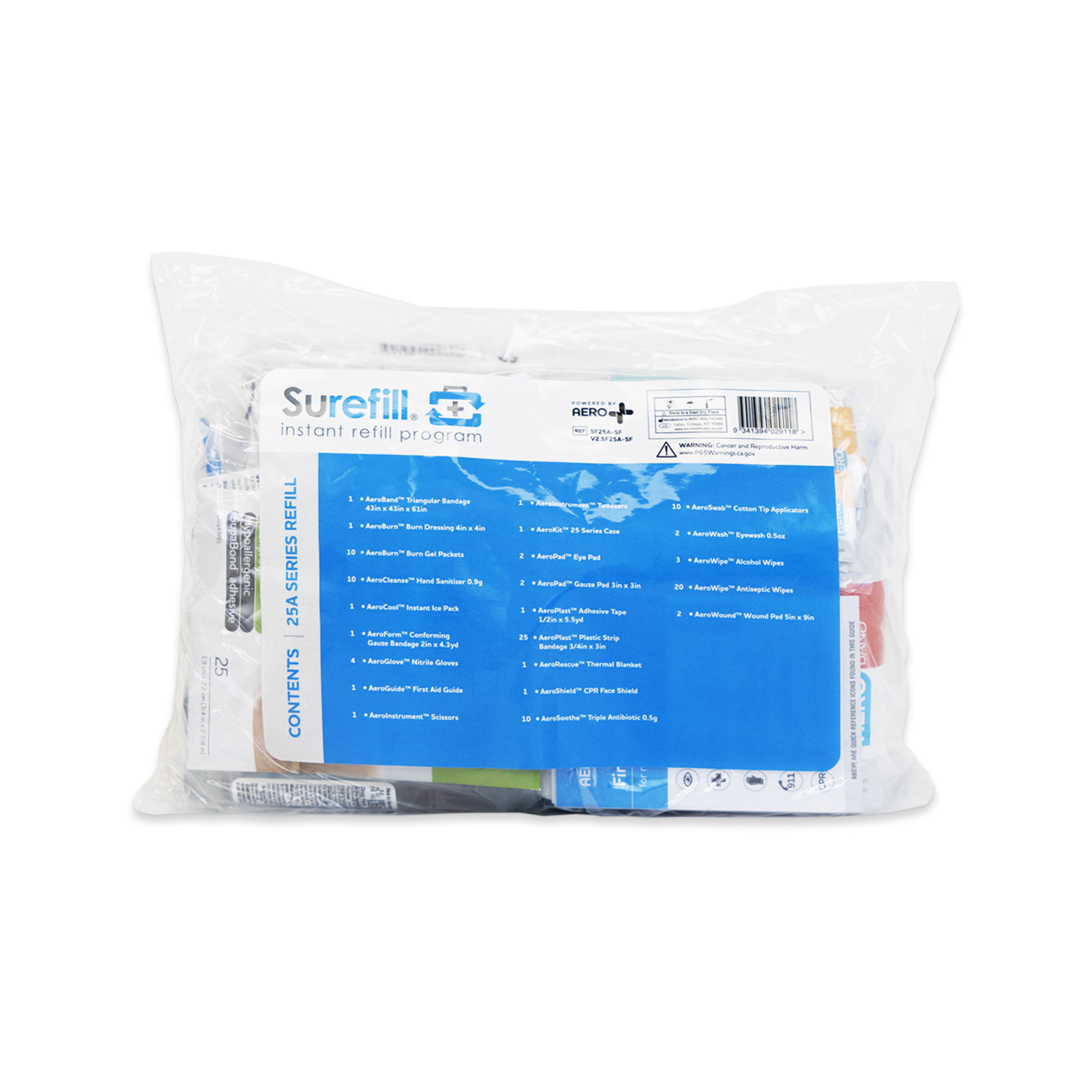 SUREFILL™ 25 ANSI 2021 A First Aid Kit Refill – For all 25A Series Kits ...