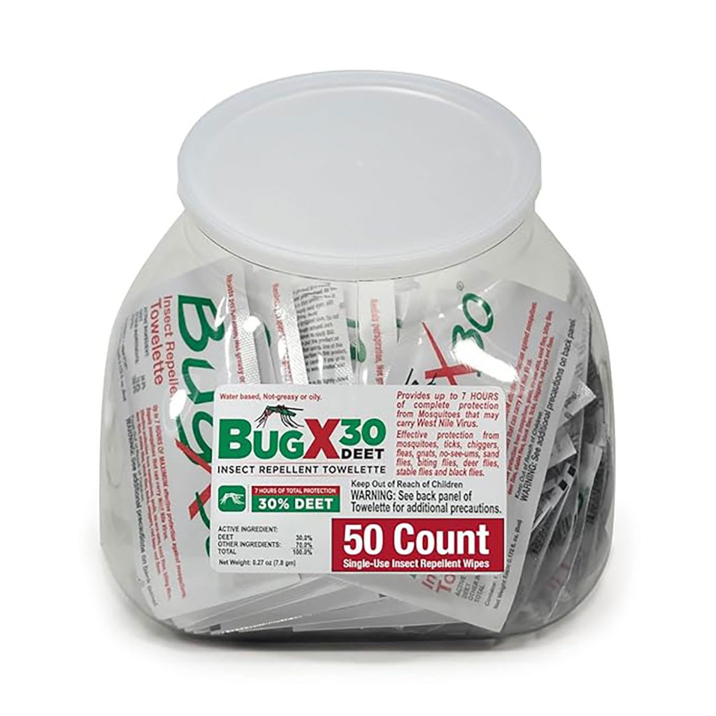 BugX30 Fish Bowl Insect Repellent Wipes, 50/bowl #12841 | Aero ...