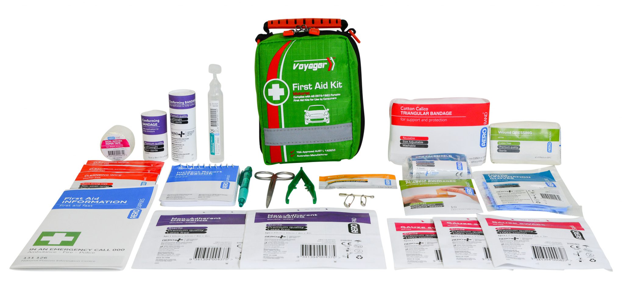 VOYAGER 2 Series Softpack Versatile First Aid Kit 13.5 x 10 x 8cm ...