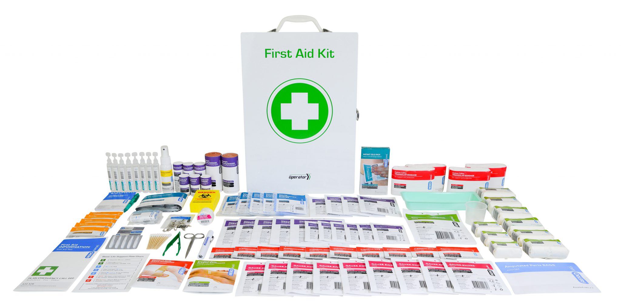 OPERATOR 5 Series Metal Tough First Aid Kit 42 x 28.5 x 13cm | Aero ...