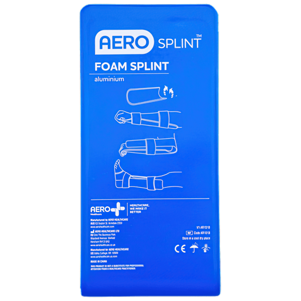 AEROSPLINT Folded Aluminium Foam Splint 90 x 11cm | Aero Healthcare