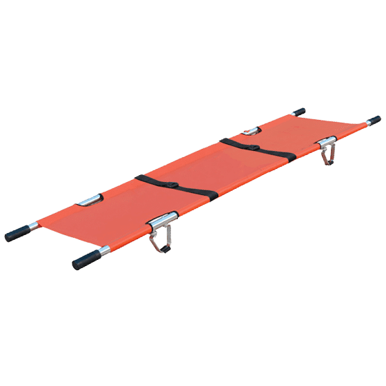 AERORESCUE Alloy Single-Fold Emergency Pole Stretcher (folds width ways ...