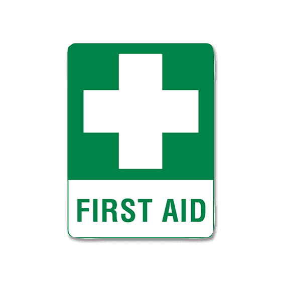 Medium Metal First Aid Sign 45 x 30cm | Aero Healthcare