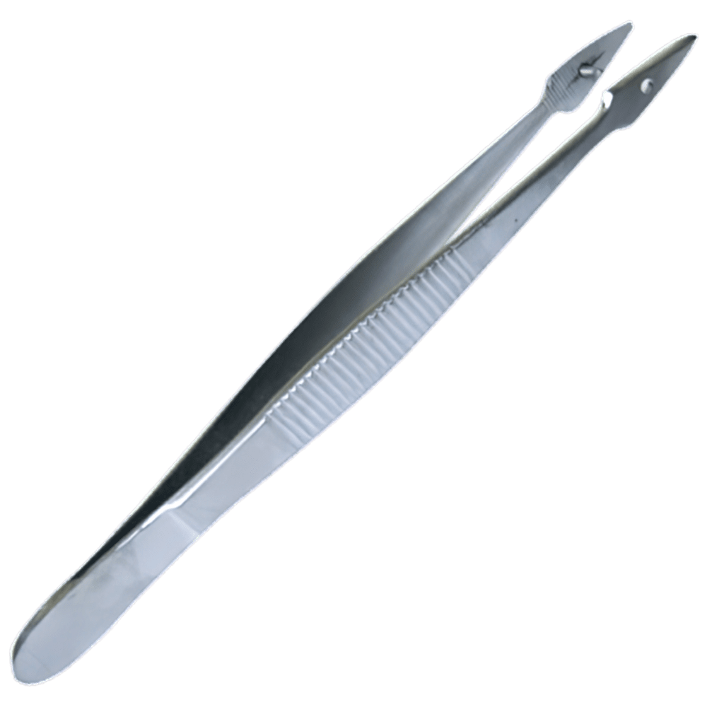 AEROINSTRUMENTS Stainless Steel Fine Forceps with Pin 13cm | Aero ...