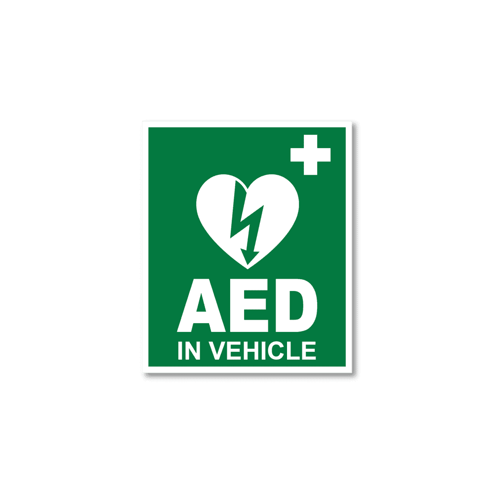 Vehicle AED Sticker | Aero Healthcare