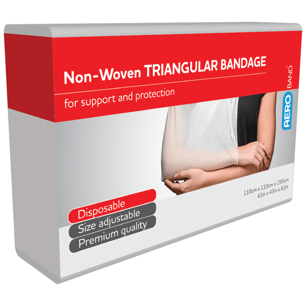 AEROBAND Non-Woven Triangular Bandage 110 x 110 x 155cm Bag/10 | Aero ...