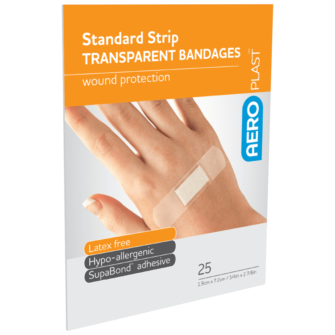 AEROPLAST Transparent Assorted Dressings Box/100 | Aero Healthcare