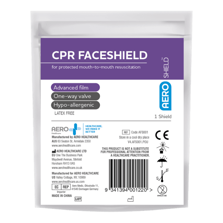 AEROSHIELD CPR Manikin Face Shield Roll/36 | Aero Healthcare