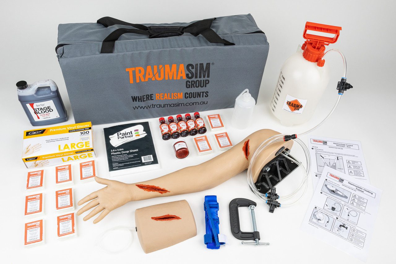 TRAUMASIM Bleed Control Trainer Kit - Arm | Aero Healthcare