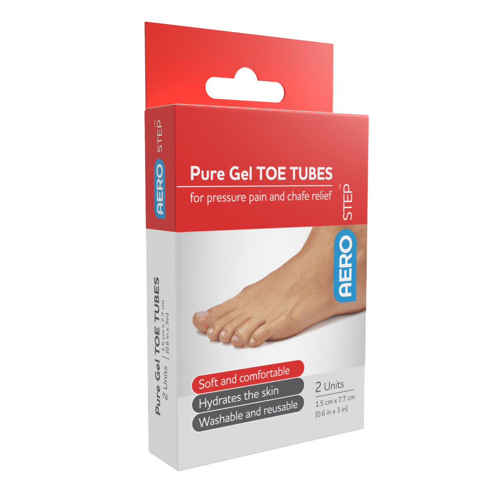 AeroStep™ Pure Gel Toe Tube 2pk | Aero Healthcare